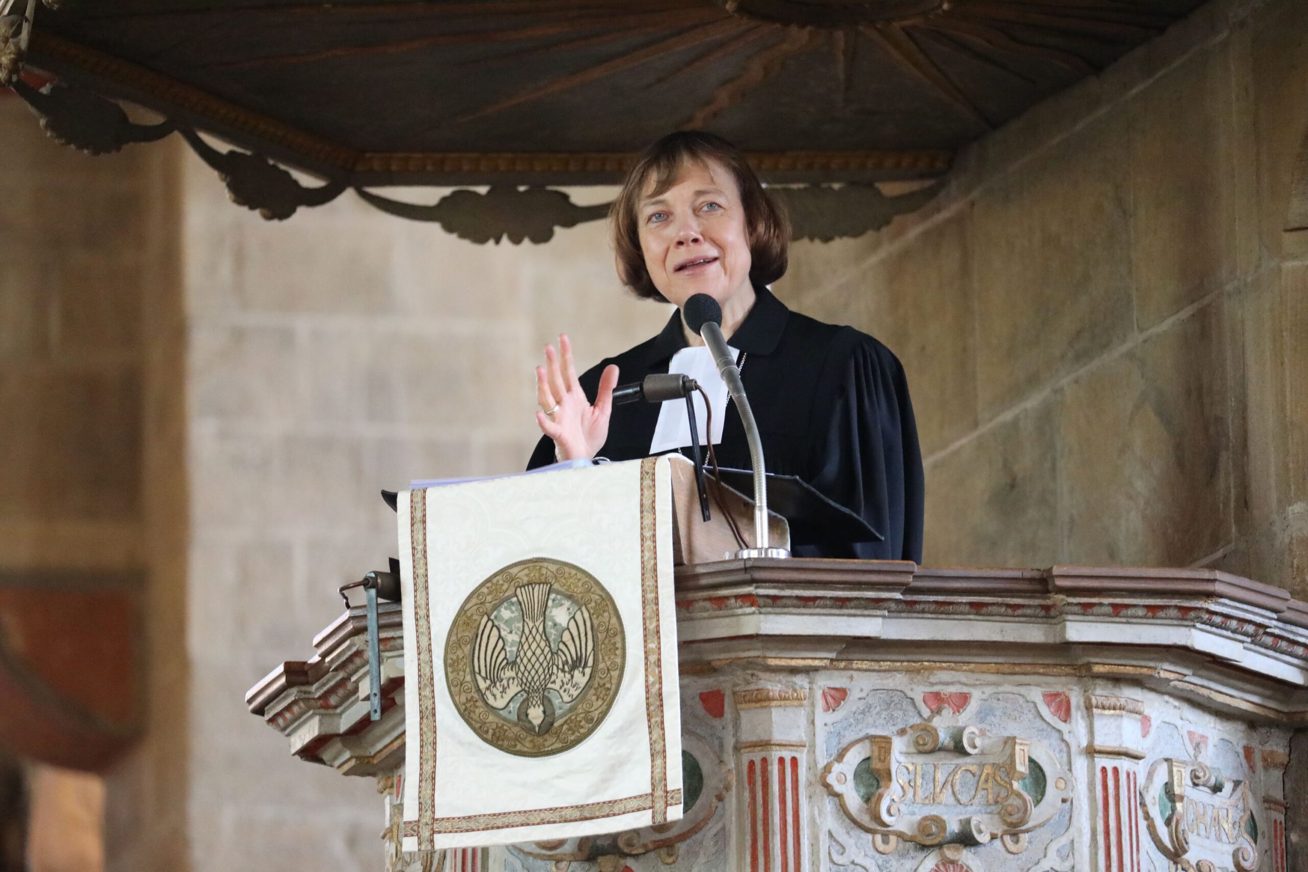 Präses Dr. Annette Kurschus predigte am Himmelfahrtstag in St. Marien ...